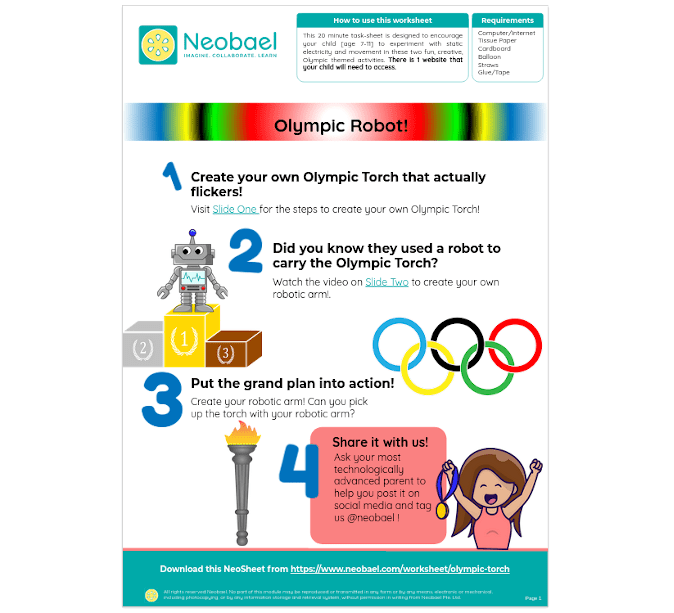 Neobael Worksheet - 🥇 Olympic Static Electricity!⚡